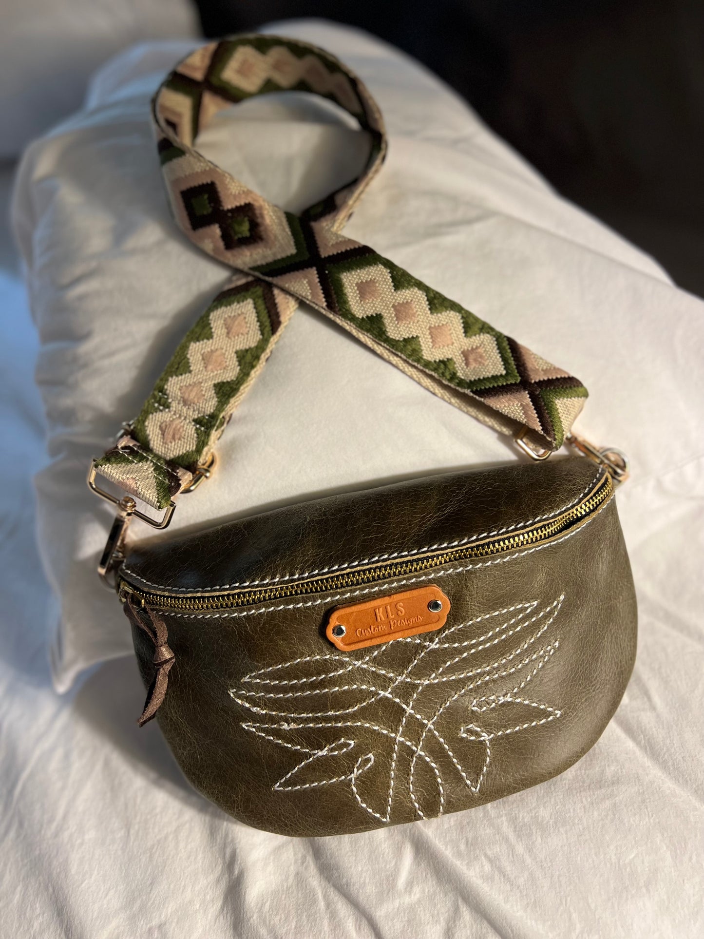 Custom - Gleue - Olive Boot Stitch – KLS Designs